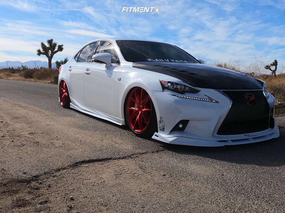 2016 Lexus IS350 F Sport with 19x8.5 Niche Misano and Lexani 235x35 on ...
