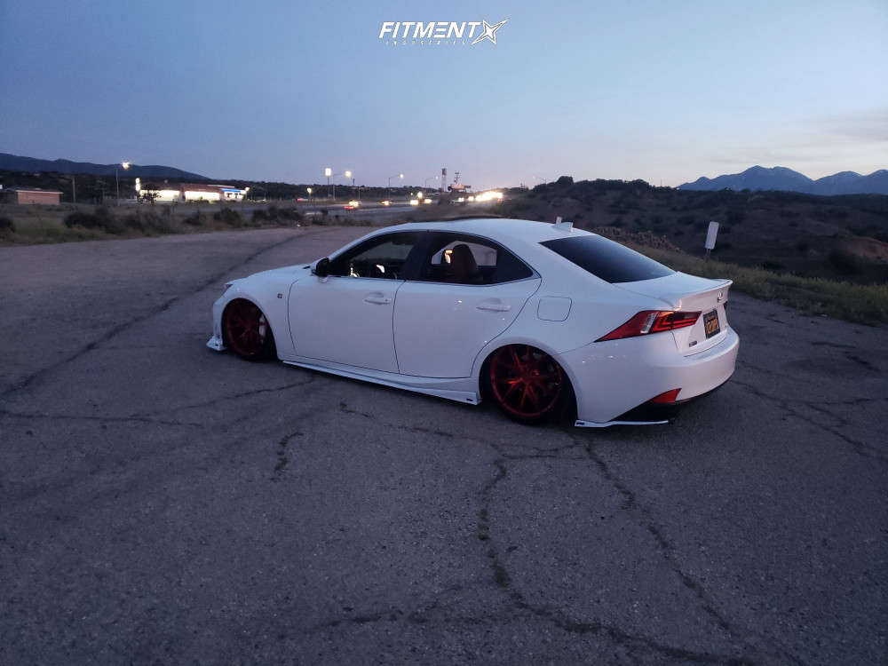 2016 Lexus IS350 F Sport with 19x8.5 Niche Misano and Lexani 235x35 on ...