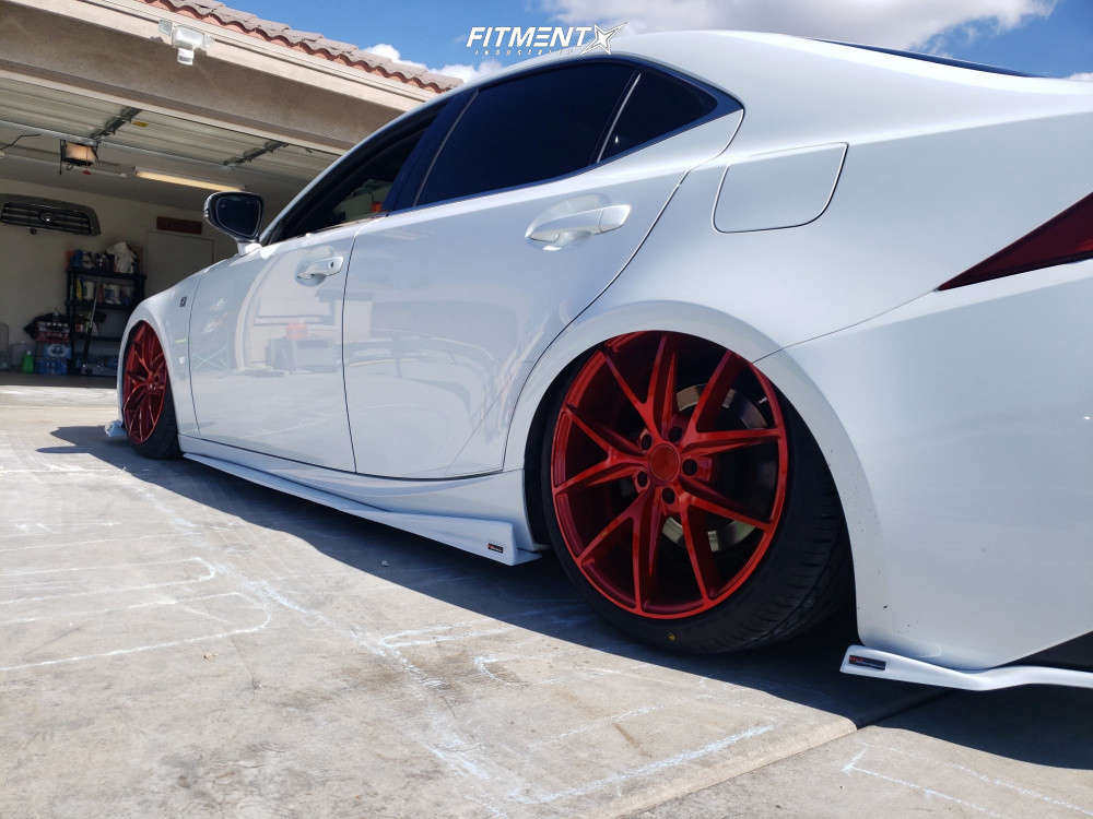 2016 Lexus IS350 F Sport with 19x8.5 Niche Misano and Lexani 235x35 on ...