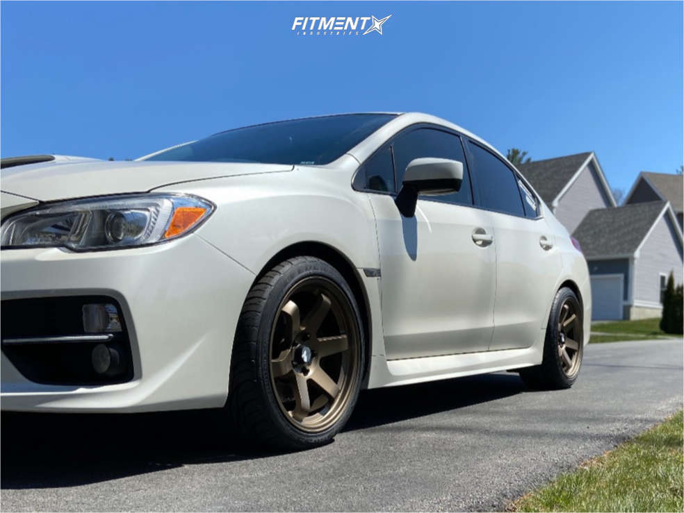2016 Subaru WRX Premium with 18x9.5 AVID1 AV6 and Federal 255x35 on ...