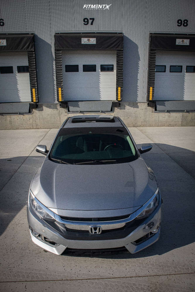 2018 Honda Civic EX-T with 18x9.5 ESR SR04 and Toyo Tires 225x45 on ...