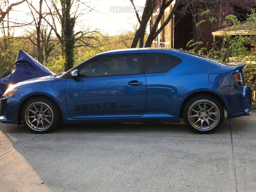 2015 Scion TC Base with 18x8.5 ESR Sr13 and Nitto 225x40 on Stock ...