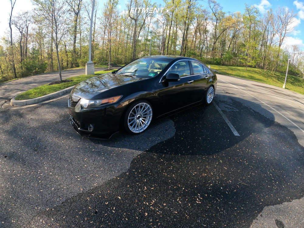 2010 Acura TSX Base with 19x8.5 JNC JNC042 and Achilles 225x35 on Coilovers | 1010174 | Fitment ...