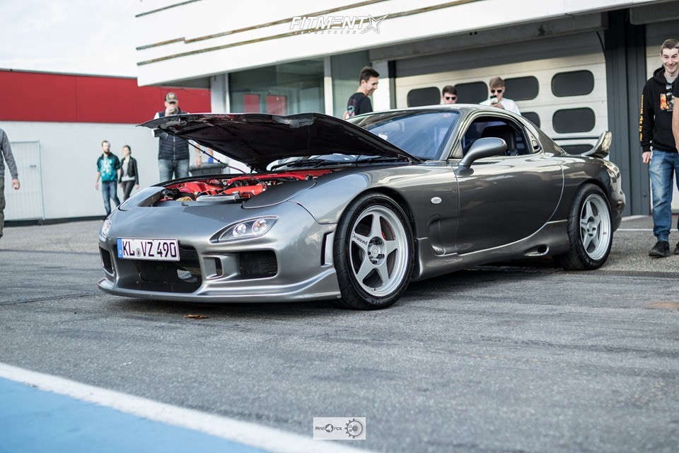 1993 Mazda RX-7 R1 with 17x8 Desmond Regamaster and Bridgestone 245x40 ...