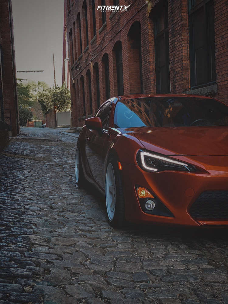 2013 Scion FR-S Base with 18x9.5 ESR Sr07 and Continental 245x35 on ...