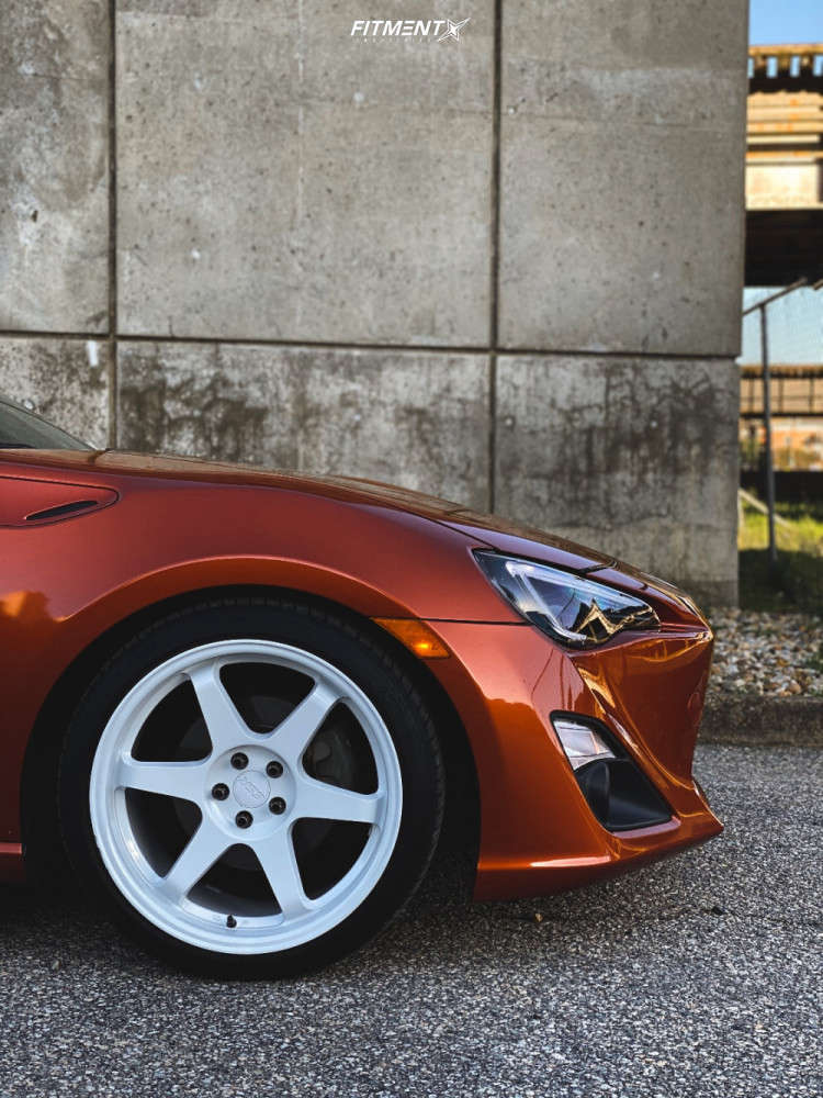 2013 Scion FR-S Base with 18x9.5 ESR Sr07 and Continental 245x35 on ...