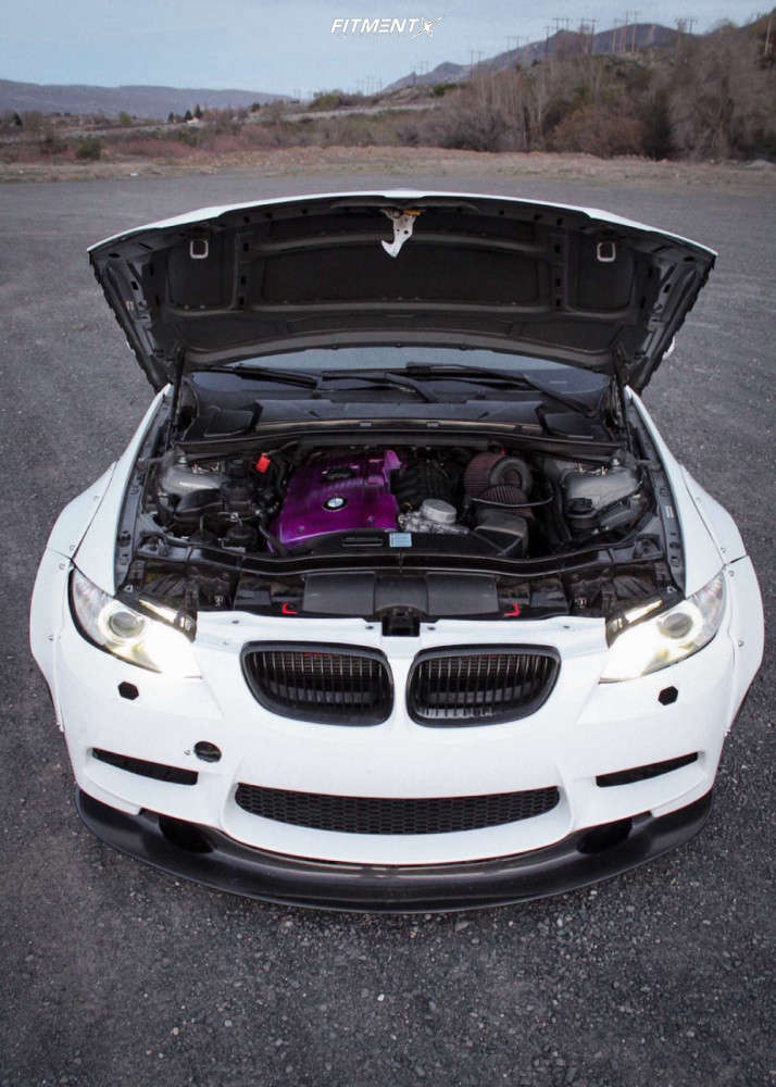 2010 BMW 335i Base with 19x10.5 Weds Vishunu and Dunlop 245x40 on Air ...