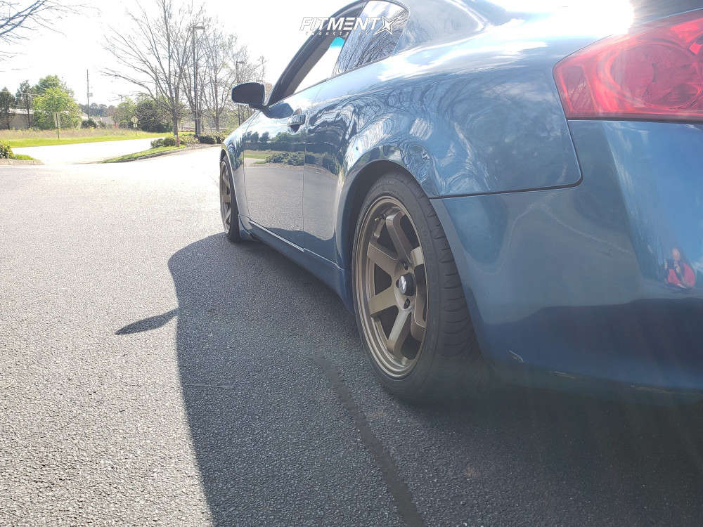 2003 INFINITI G35 Base with 18x9.5 AVID1 AV6 and Federal 225x40 on ...