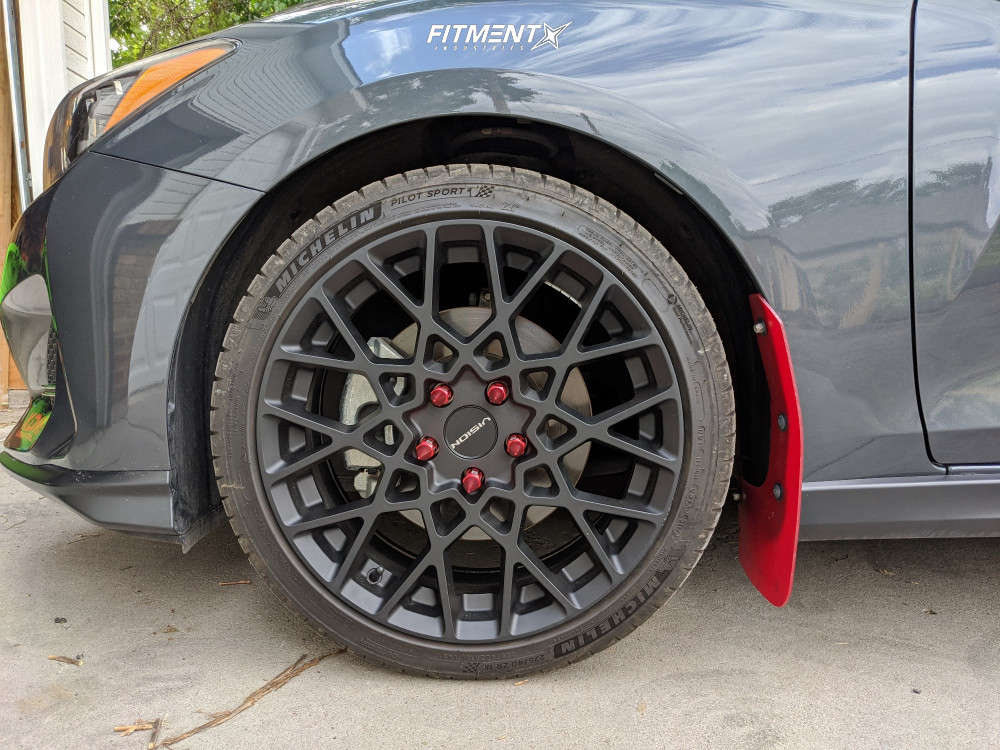 2019 Hyundai Veloster Turbo Ultimate with 18x8 Vision Recoil and ...