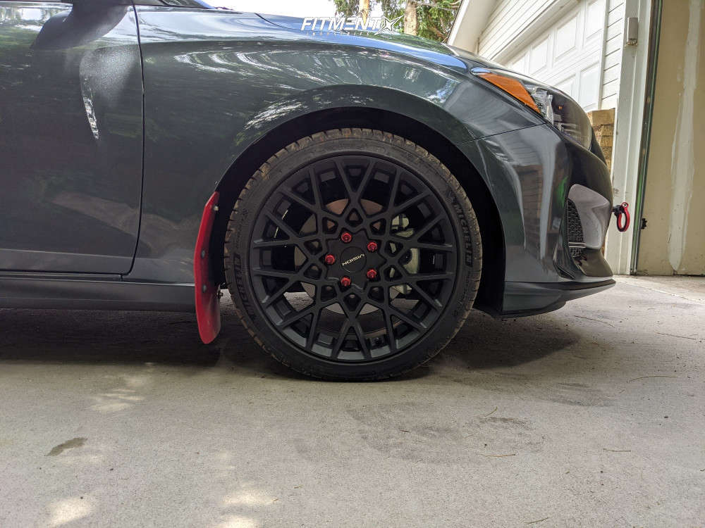 2019 Hyundai Veloster Turbo Ultimate with 18x8 Vision Recoil and ...