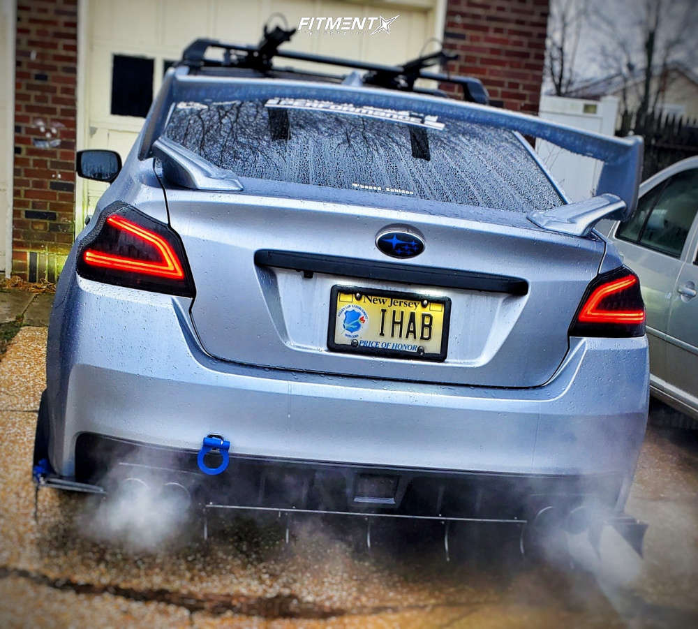 2015 Subaru WRX Base with 18x9.5 ESR Sr09 and Dunlop 245x40 on Air ...