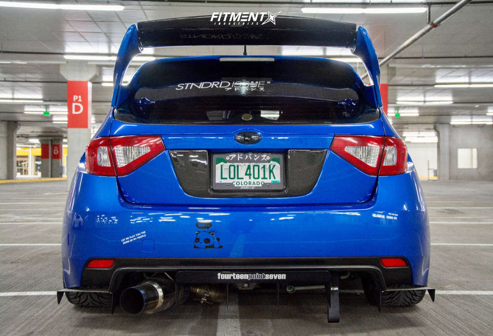 2011 Subaru WRX WRX Premium with 18x9.5 Advan Racing RZII and Federal ...