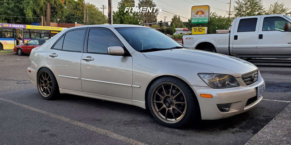 2004 Lexus IS300 Base with 18x8.5 Konig Dekagram and Nitto 225x40 on ...