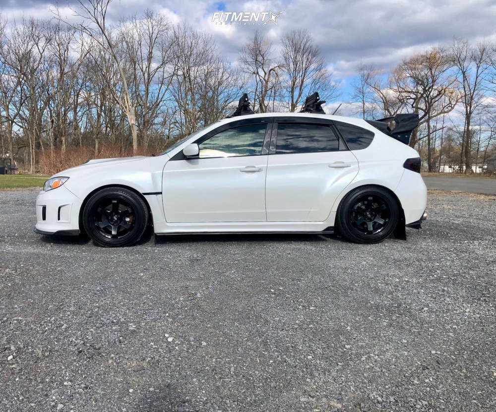 2013 Subaru WRX Base with 17x9 Rota Grid and Dunlop 235x45 on Lowering ...