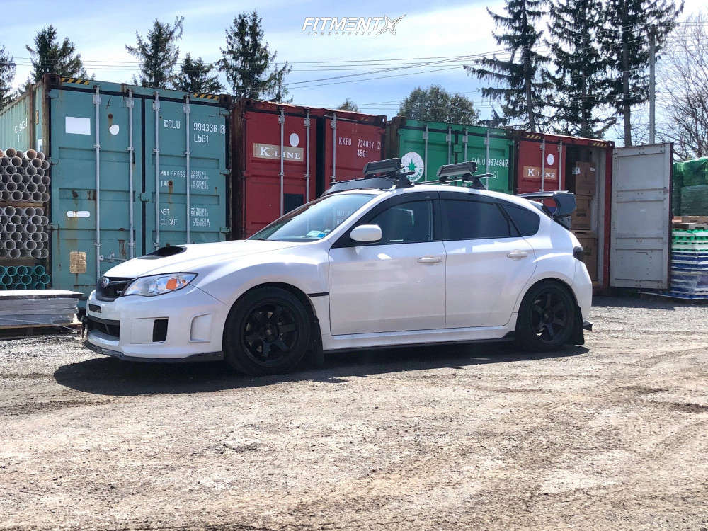 2013 Subaru WRX Base with 17x9 Rota Grid and Dunlop 235x45 on Lowering ...