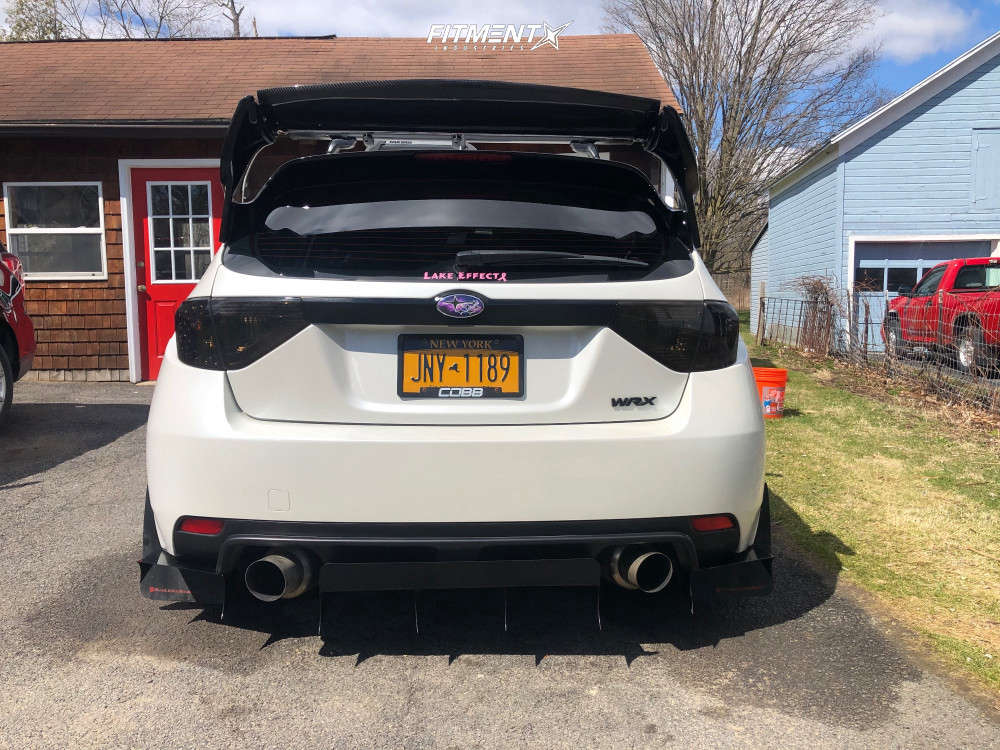 2013 Subaru WRX Base with 17x9 Rota Grid and Dunlop 235x45 on Lowering ...