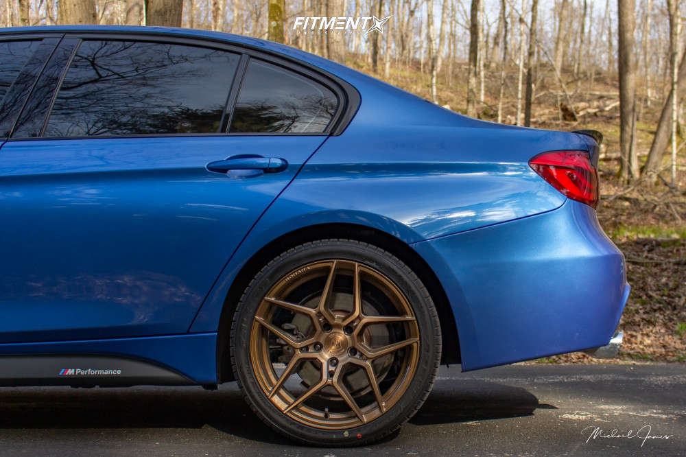 2016 BMW 340i XDrive Base with 19x8.5 Rohana Rfx11 and Falken 255x35 on ...