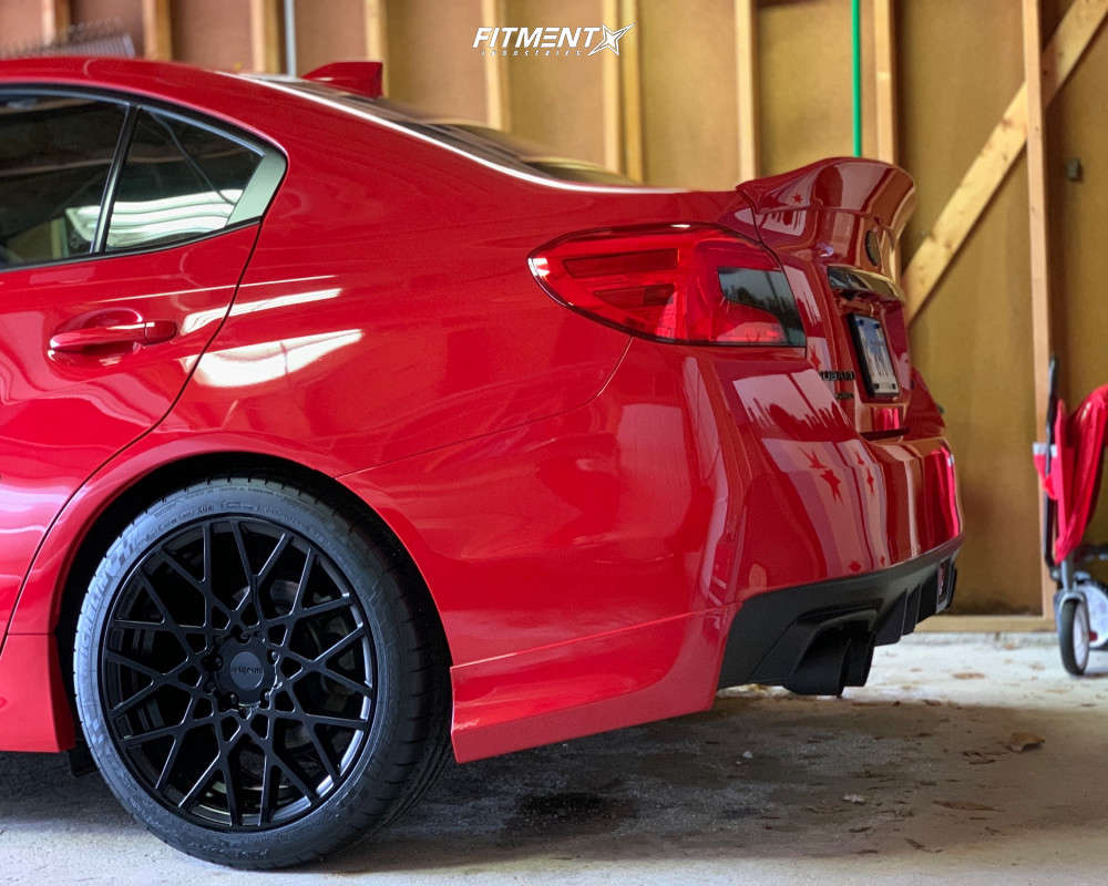 2018 Subaru WRX Limited with 18x8.5 Rotiform Blq and Michelin 245x40 on Stock Suspension ...