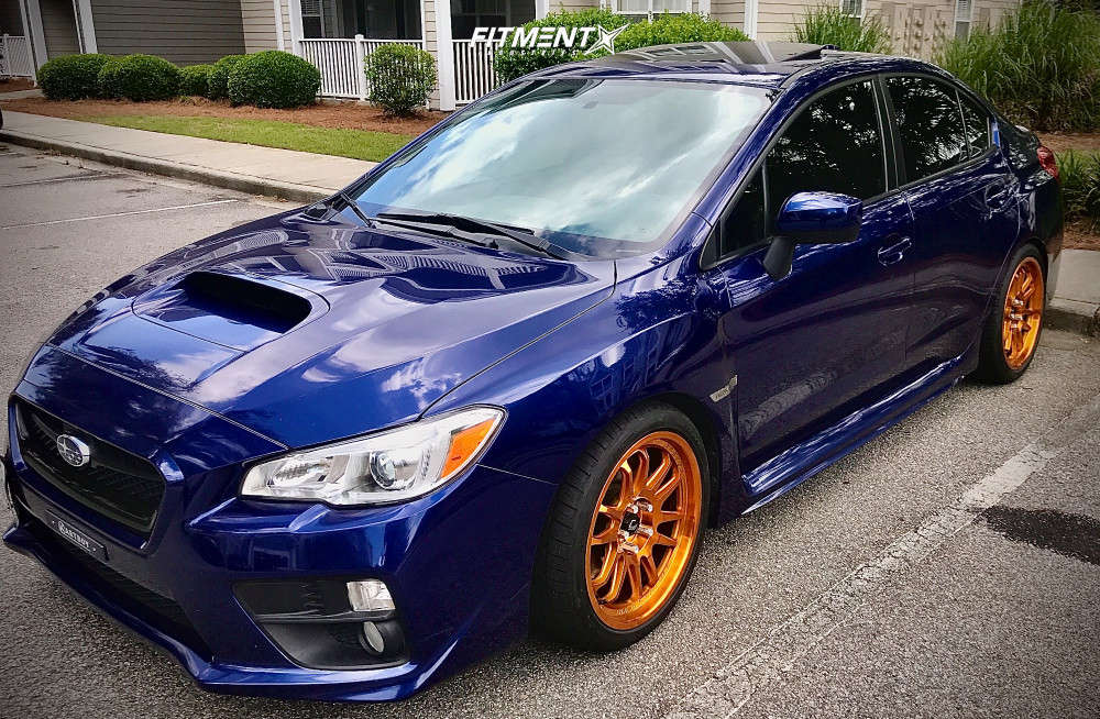 2017 Subaru WRX Premium with 18x9 Cosmis Racing XT-206R and Nitto ...