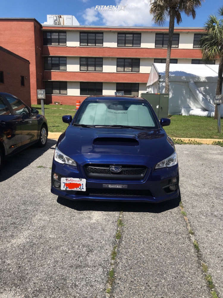2017 Subaru WRX Premium with 18x9 Cosmis Racing XT-206R and Nitto ...