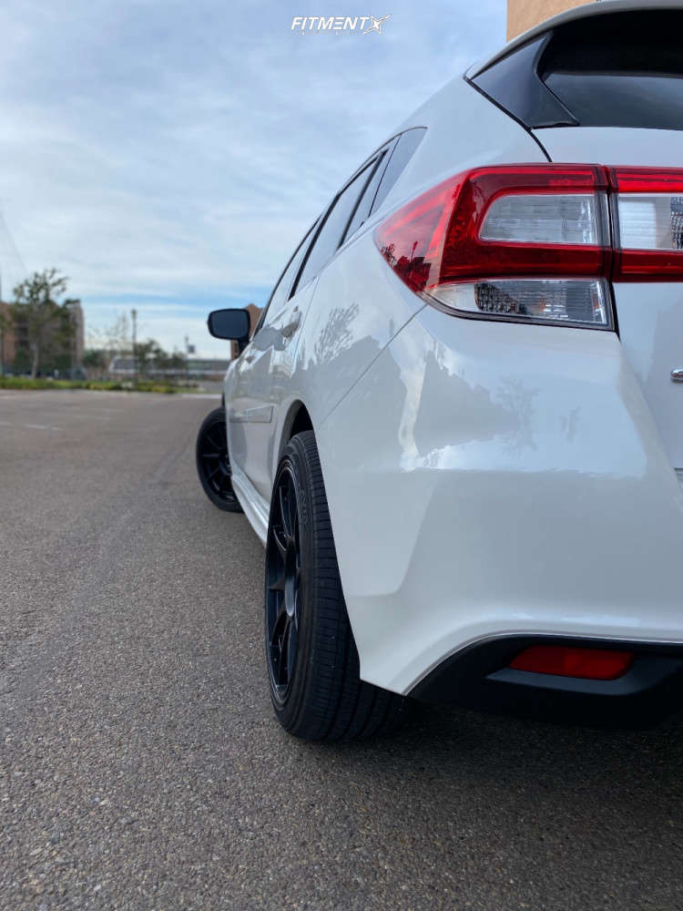 2018 Subaru Impreza Sport with 18x8.5 ESR SR13 and Yokohama 225x40 on ...