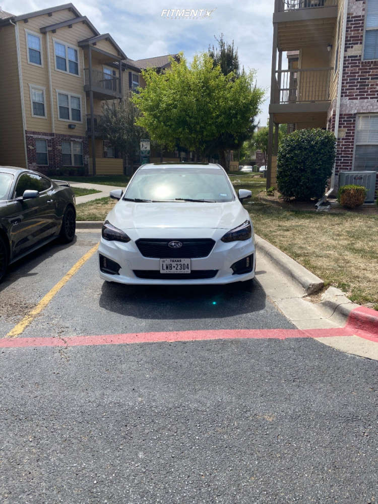 2018 Subaru Impreza Sport with 18x8.5 ESR SR13 and Yokohama 225x40 on ...