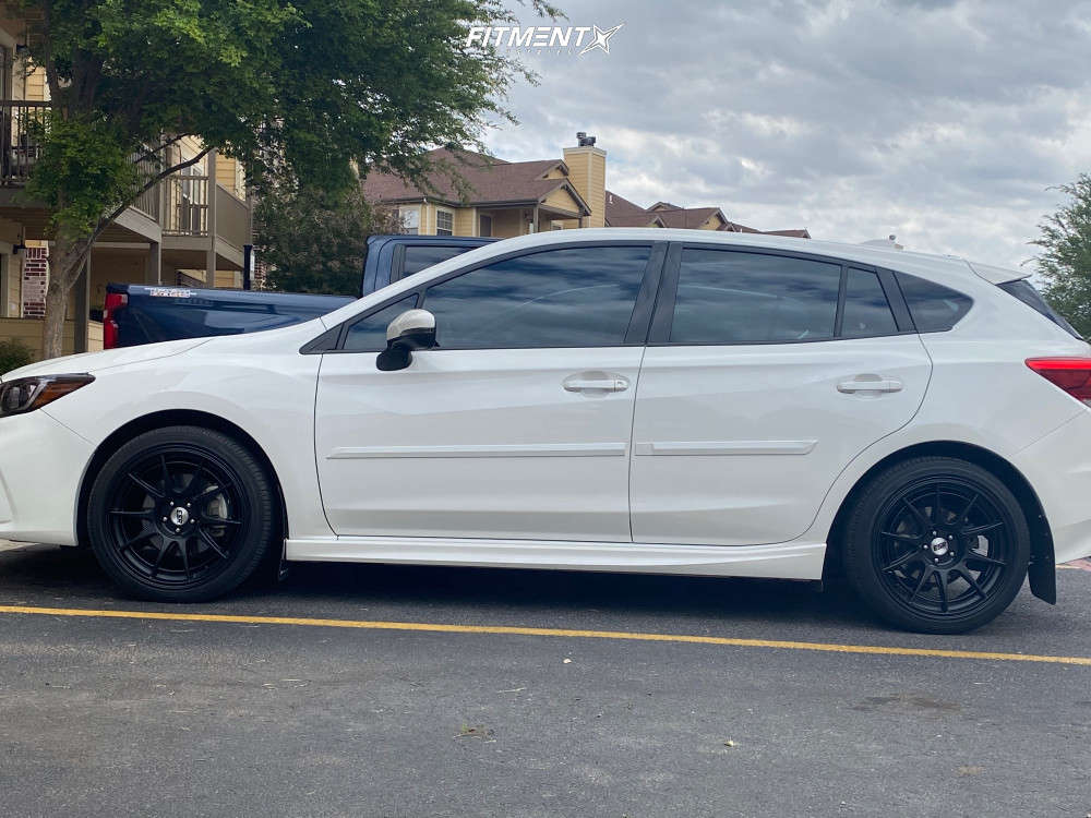 2018 Subaru Impreza Sport with 18x8.5 ESR SR13 and Yokohama 225x40 on ...