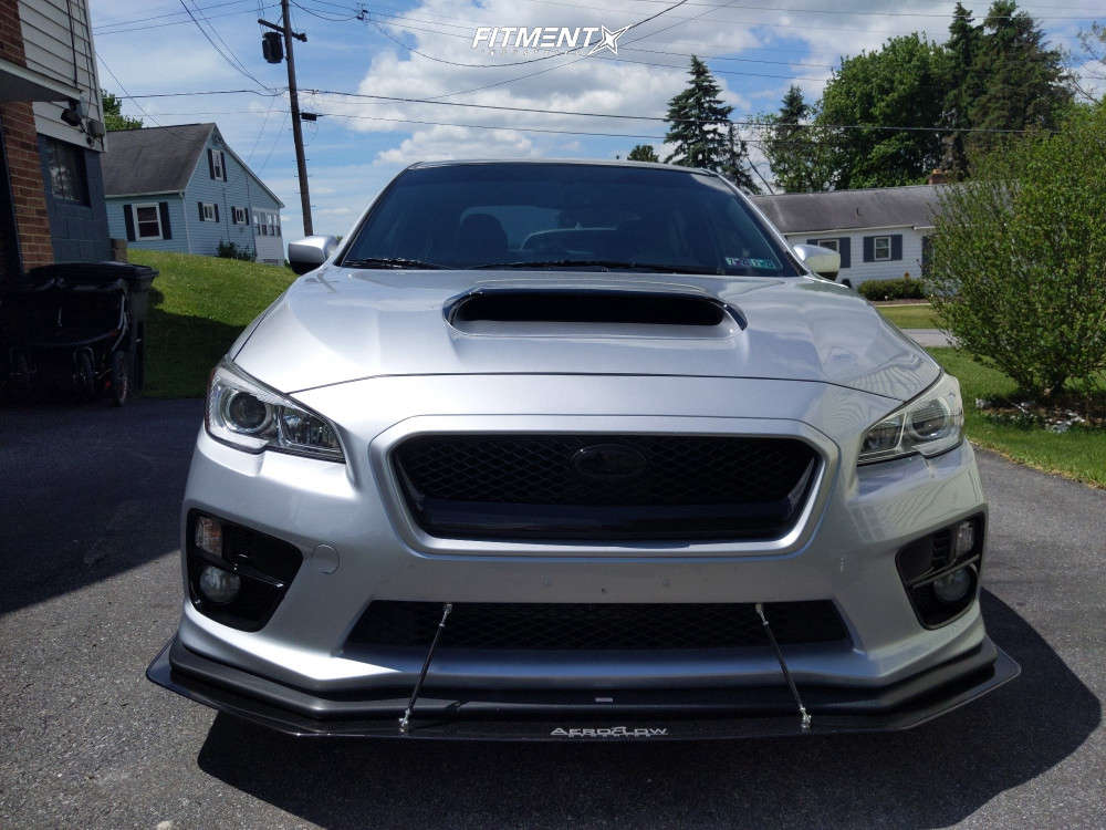 2015 Subaru WRX Premium with 18x9.5 AVID1 AV27 and Federal 235x45 on ...