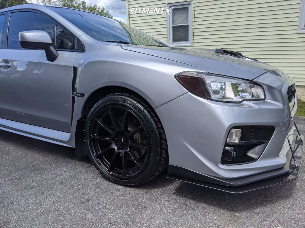 2015 Subaru WRX Premium with 18x9.5 AVID1 AV27 and Federal 235x45 on ...