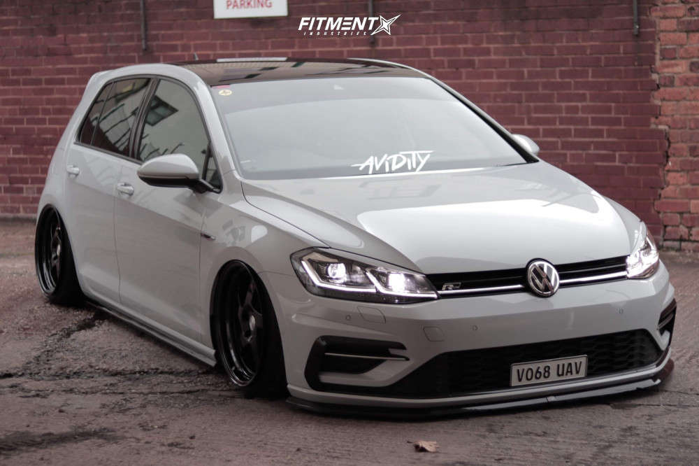 2018 Volkswagen Golf R Base with 18x9.5 Whistler Kr1 and Nankang 205x35 ...