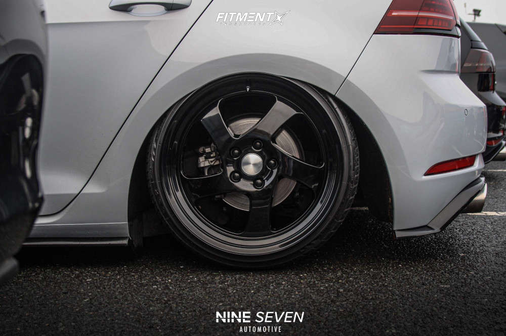 2018 Volkswagen Golf R Base with 18x9.5 Whistler Kr1 and Nankang 205x35 ...