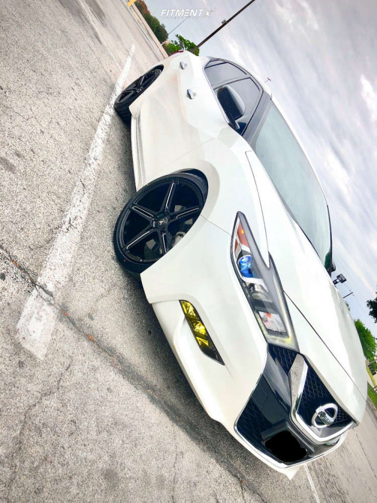 2018 Nissan Maxima S with 20x8.5 Asanti Black Abl-22 and Lexani 245x35 ...
