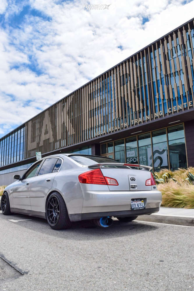 2003 INFINITI G35 Base with 18x9.5 ESR Sr13 and Accelera 225x40 on ...