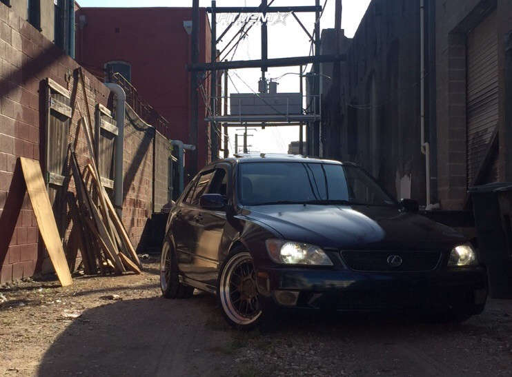 2004 Lexus IS300 Base with 18x8.5 Aodhan DS06 and Continental 245x35 on ...