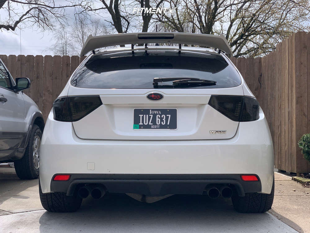 2011 Subaru Impreza WRX with 18x9.5 Enkei Tsr-6 and Continental 265x35 ...