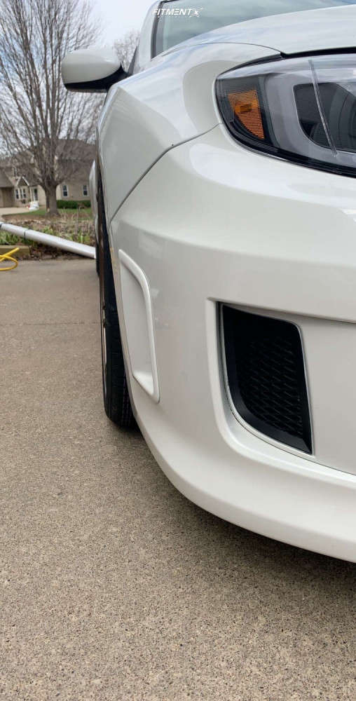 2011 Subaru Impreza WRX with 18x9.5 Enkei Tsr-6 and Continental 265x35 ...