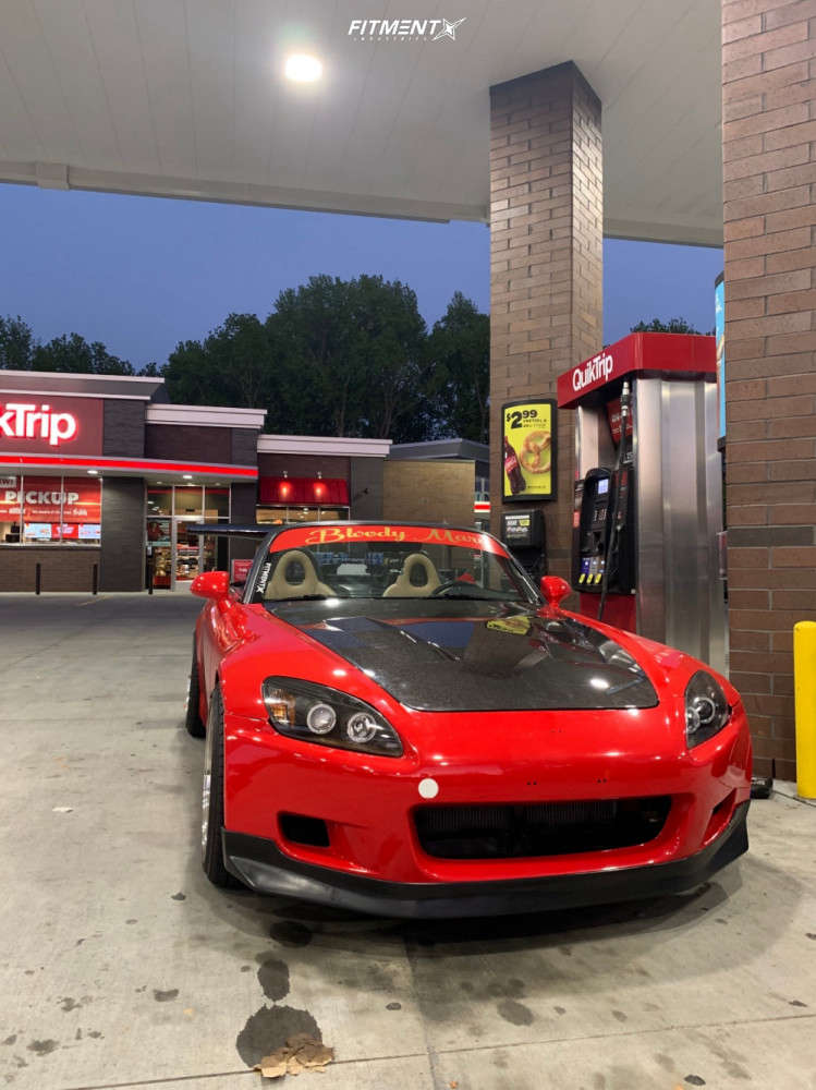 2000 Honda S2000 Base with 18x8.5 F1R F21 and Ohtsu 225x40 on Lowering ...