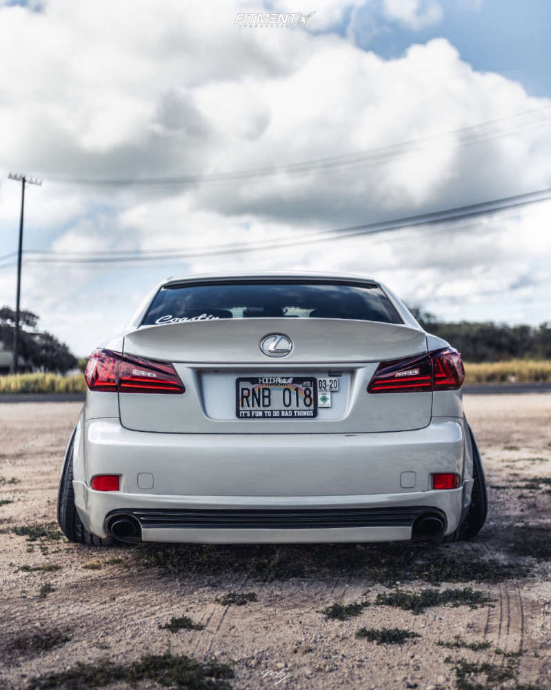 2006 Lexus IS250 Base with 19x11 Weds Vishunu and Delinte 245x35 on ...