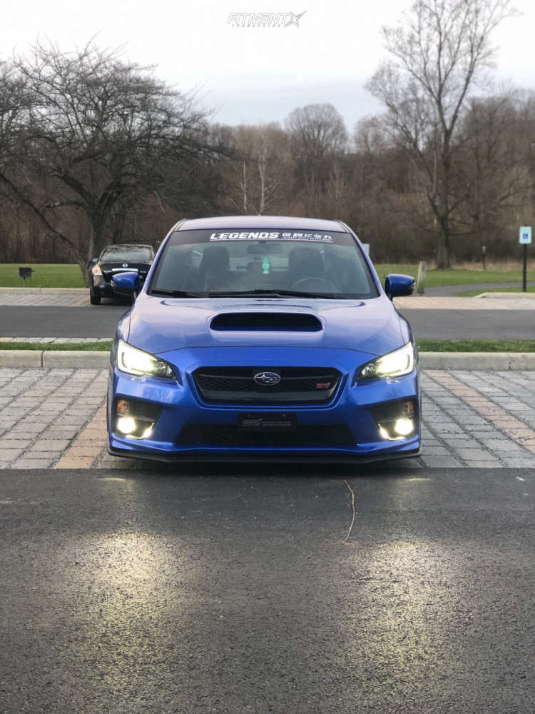 2015 Subaru WRX STI Base with 18x9.5 Option Lab R716 and Firestone ...