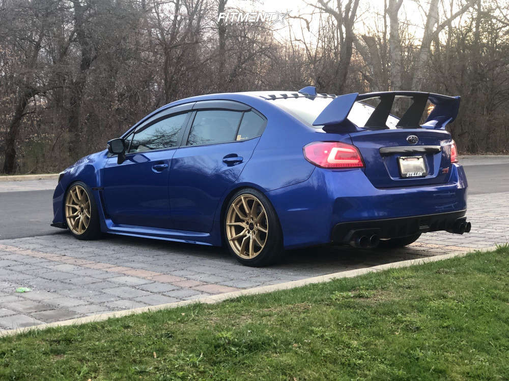 2015 Subaru WRX STI Base with 18x9.5 Option Lab R716 and Firestone ...