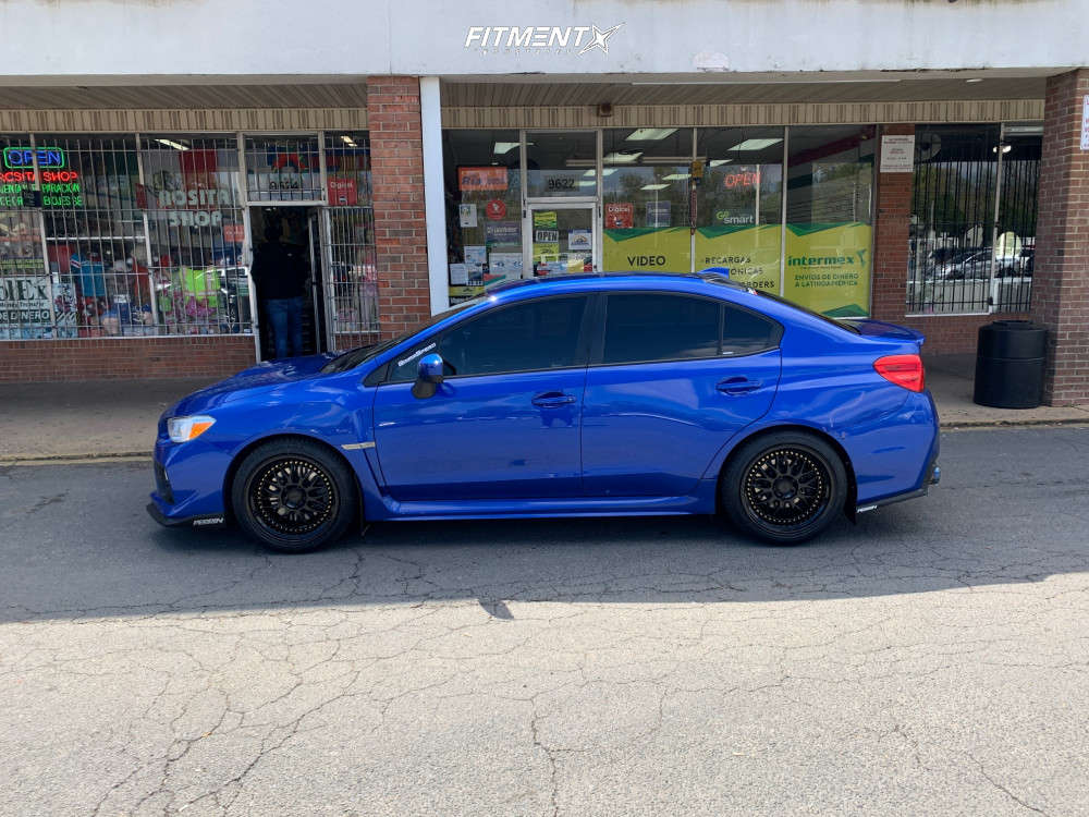 2017 Subaru WRX Base with 18x9.5 ESR Sr01 and Continental 245x40 on ...