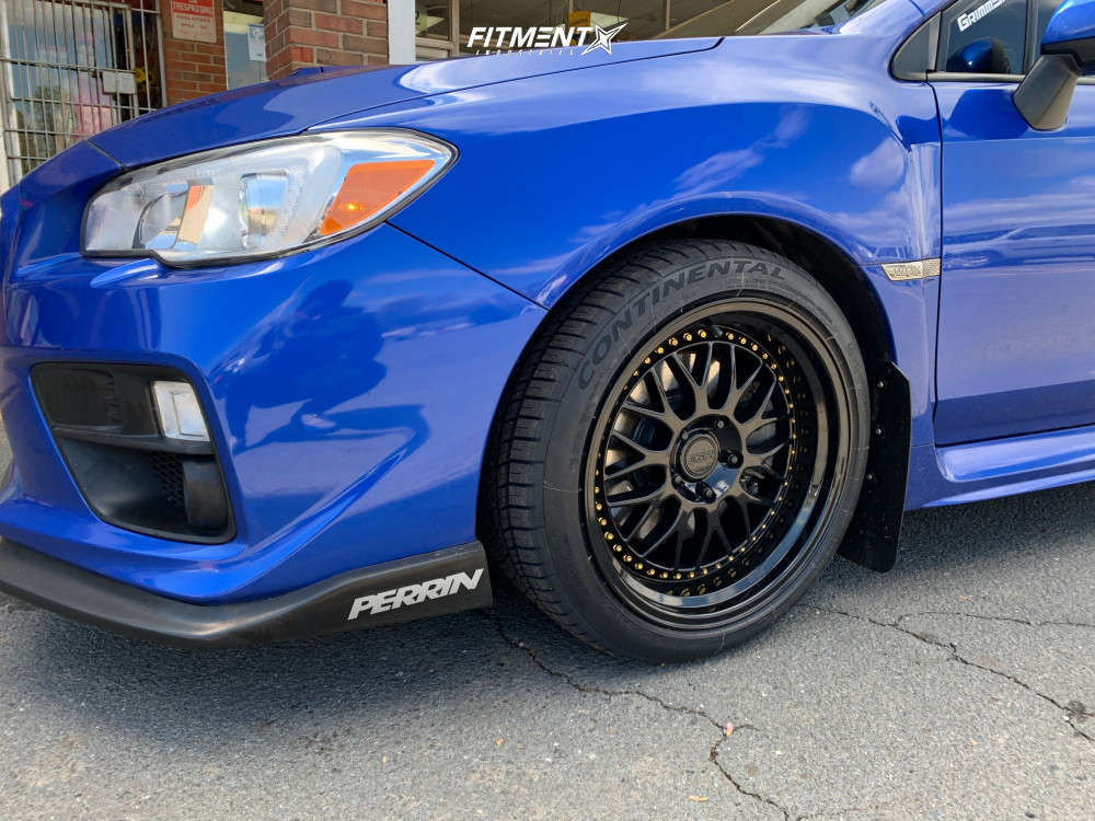 2017 Subaru WRX Base with 18x9.5 ESR Sr01 and Continental 245x40 on ...