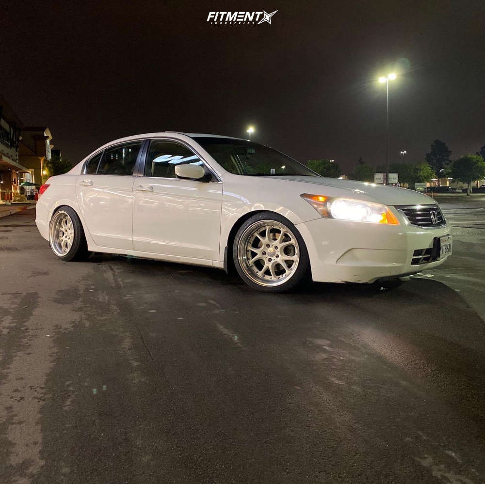 2008 Honda Accord EX-L with 18x9.5 SSR Agle Strusse and Federal 225x35 ...