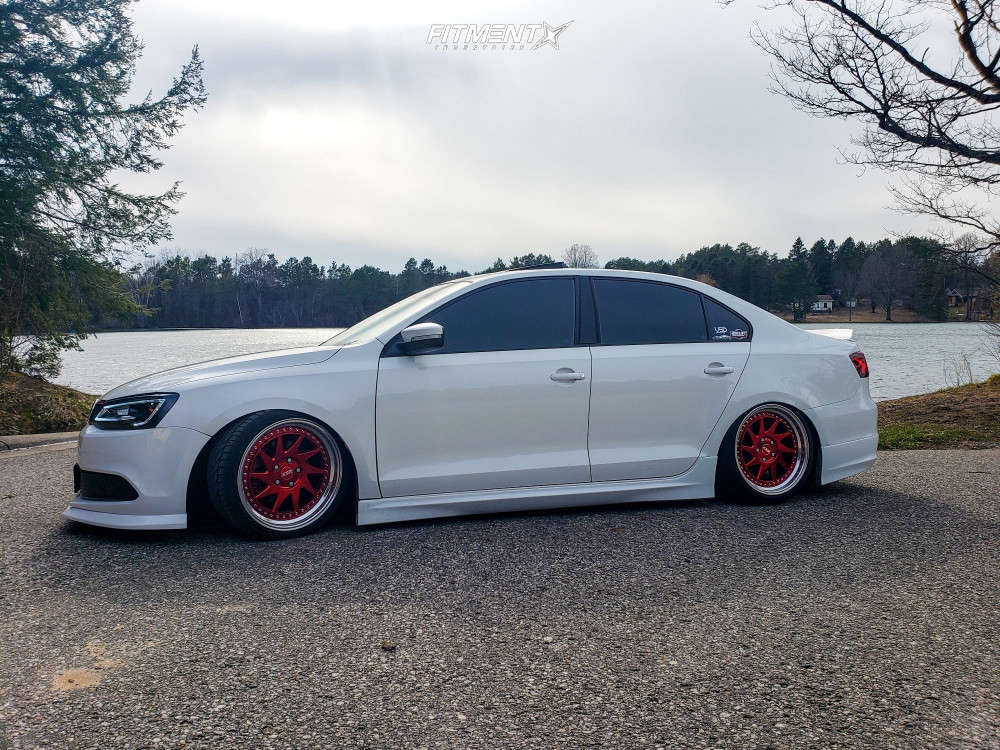 2011 Volkswagen Jetta SE with 18x8.5 ESR Sr09 and Achilles 215x40 on ...