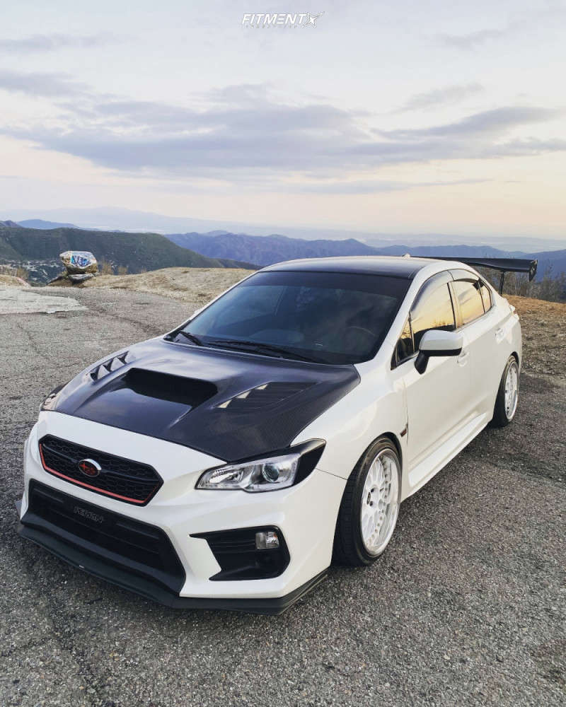 2019 Subaru WRX Base with 18x9.5 Work VS XX and Hankook 225x35 on ...