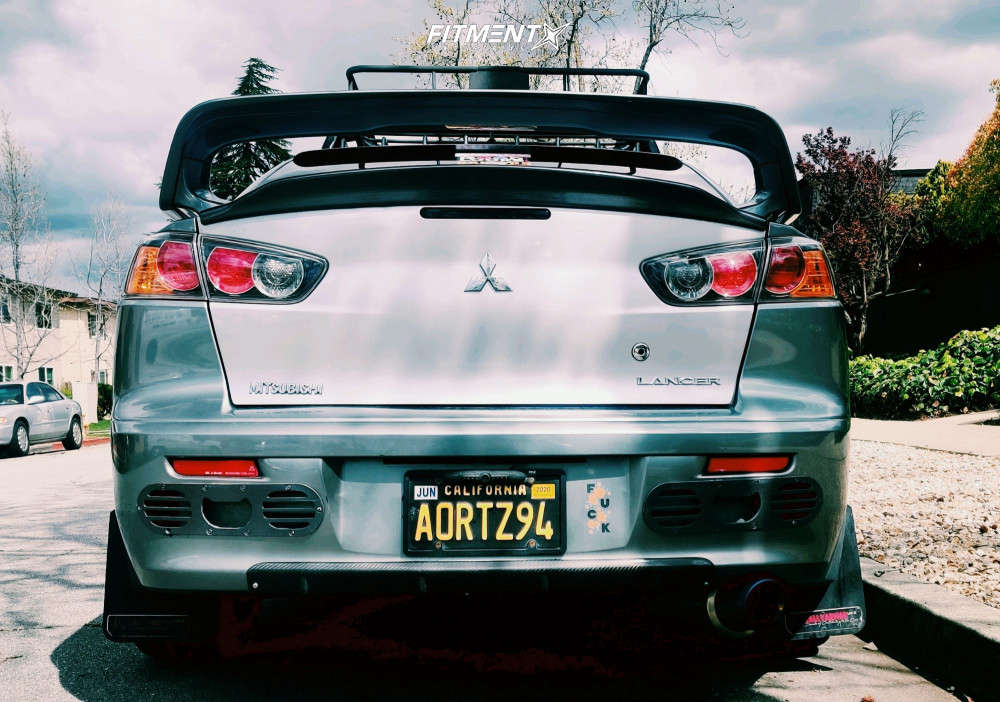 2013 Mitsubishi Lancer ES with 18x9.5 Ambit Re82 and Laufenn 245x40 on ...