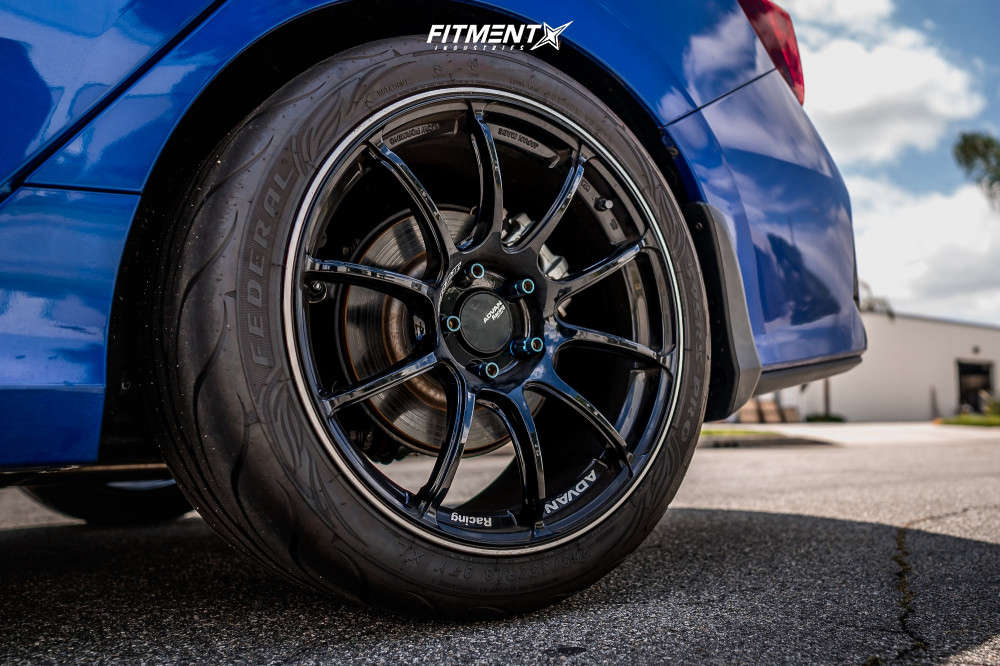 2017 Honda Civic Si with 18x9.5 Advan Racing RZII and Federal 265x35 on ...