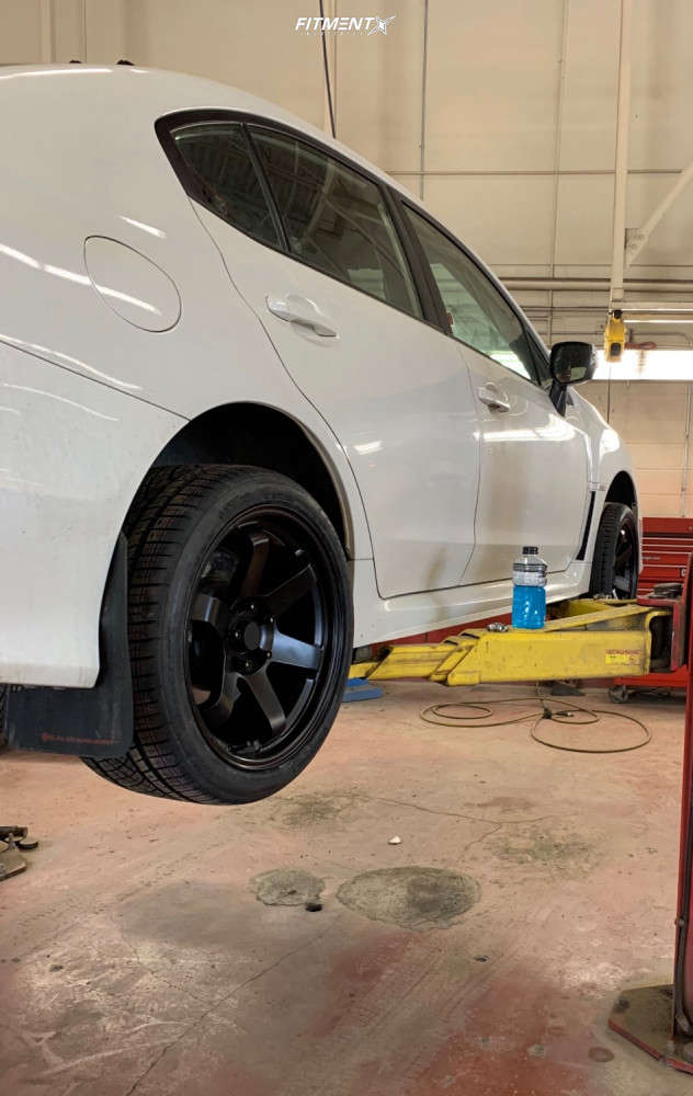 2017 Subaru WRX STI Limited with 18x9.5 AVID1 AV6 and Continental 265x35 on Stock Suspension ...