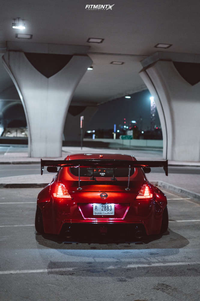 2013 Nissan 370Z Base with 19x12 Work Meister S1 3P and Michelin 275x35 ...