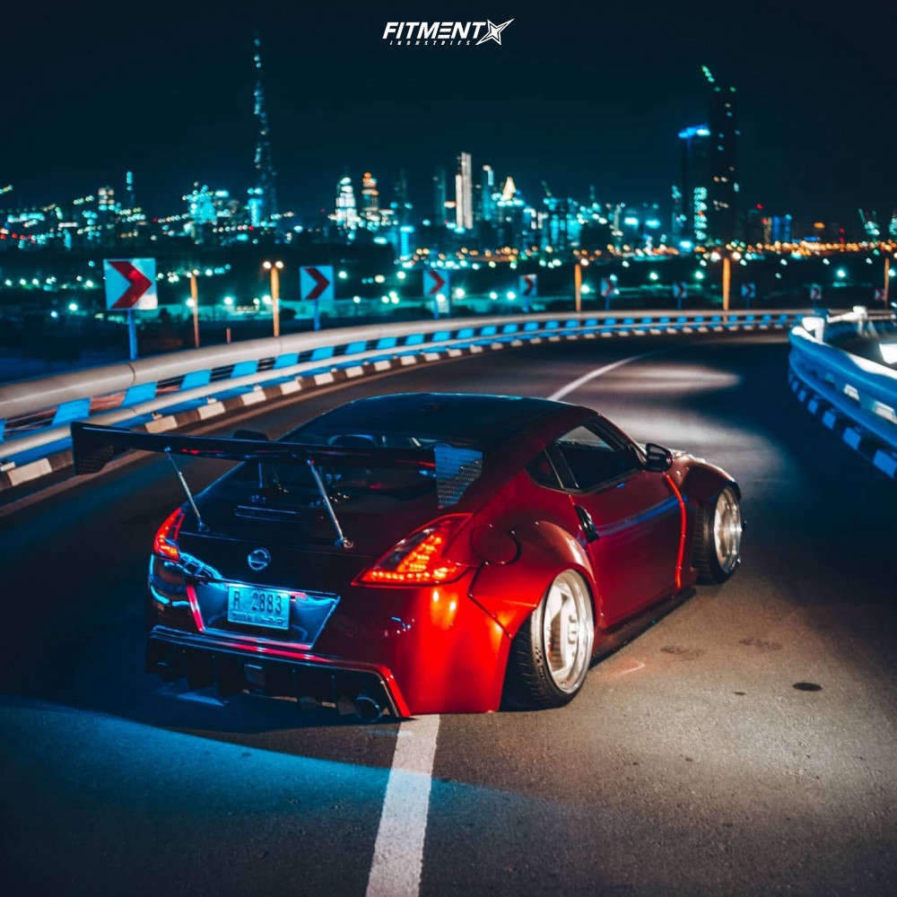 2013 Nissan 370Z Base with 19x12 Work Meister S1 3P and Michelin 275x35 ...